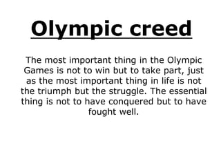 Olympic games | PPT