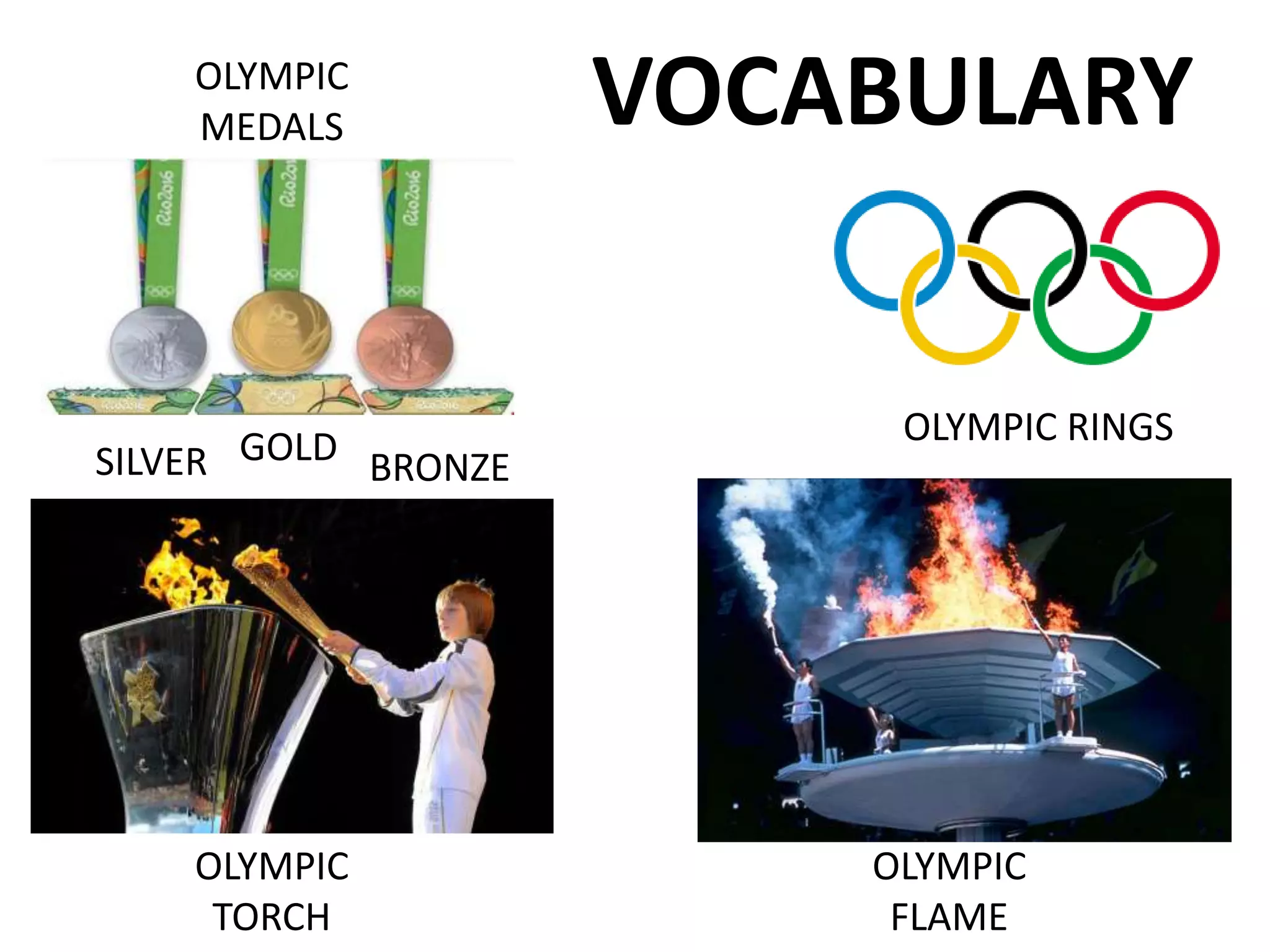 Olympic games vocabulary & actions | PPTX