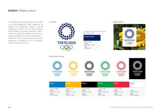 2020 Olympic Games Tokyo Emblen Usage Guidelines | PDF