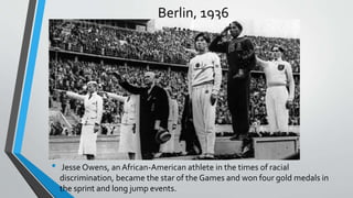 Olympic history map | PPTX