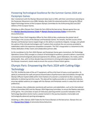 Olympic Paris How Atos is Powering Olympic 2024 & Paralympic Games.pdf