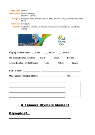 Olympic project | DOC