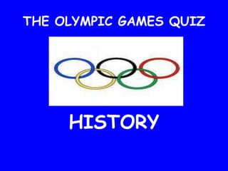 olympic quiz for learners in ESL education | PPT