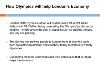 Olympics and Econs | PPTX