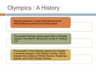 Olympics and Econs | PPTX