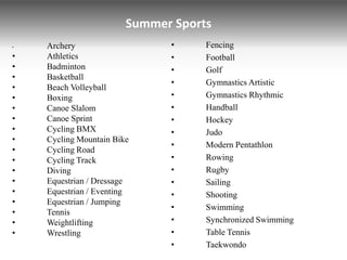 Olympics | PPTX