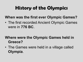 Olympics.ppt. | PPT