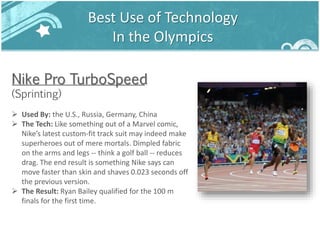 Olympics: Technical Advances | PPT
