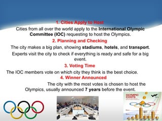 Olympics host cities power point presentation | PPT