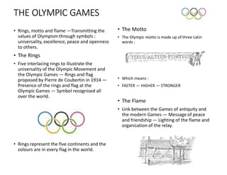 The Olympic Games, History of Olympic games and many more | PDF ...