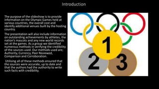 Olympics presentation final edit | PPTX