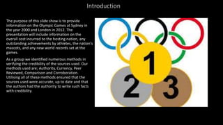 Olympics presentation finaledit | PPTX