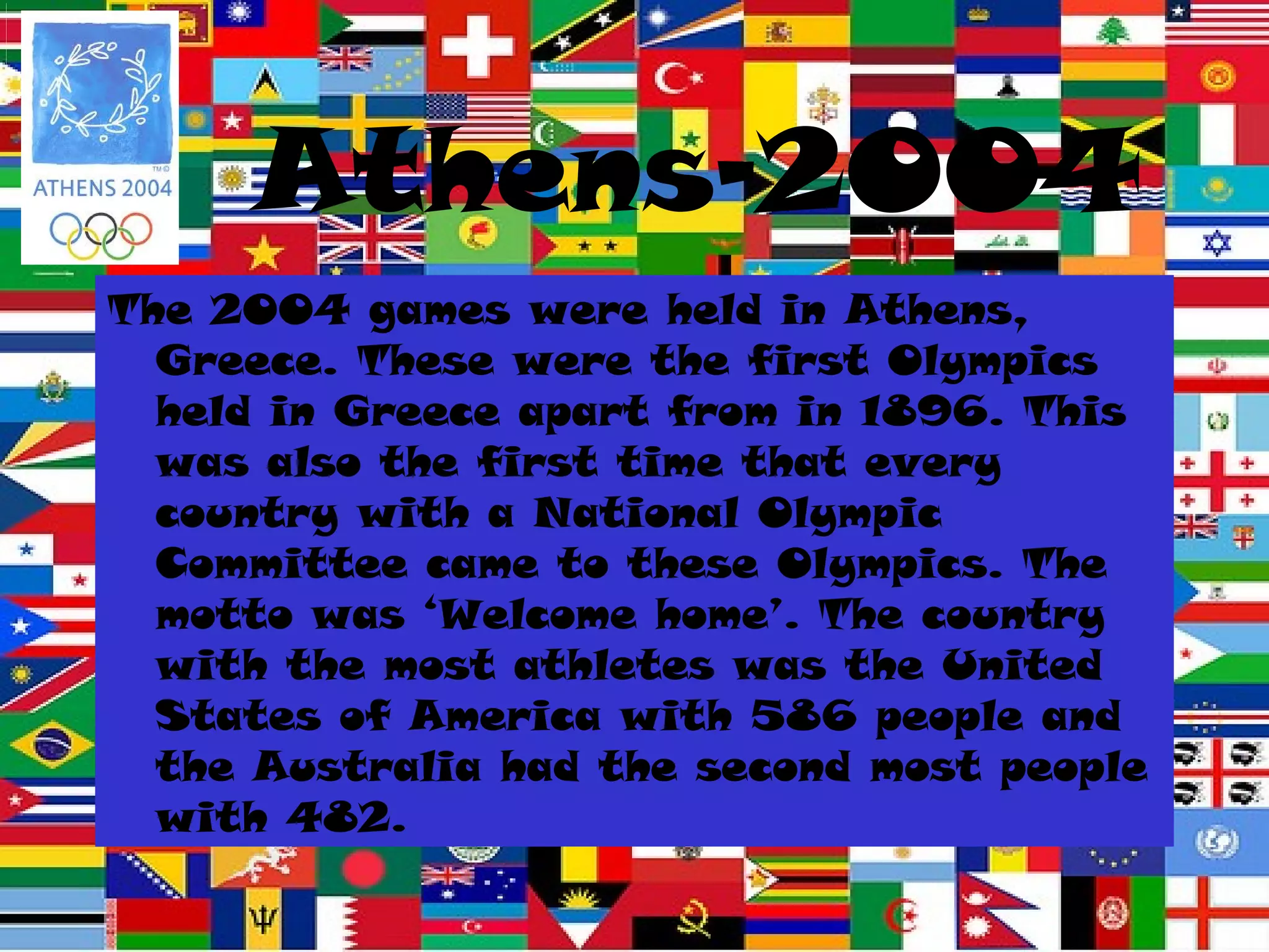 Olympic timeline | PPT