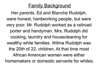 Olympic wonder Wilma Rudolph | PPT