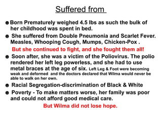 Olympic wonder Wilma Rudolph | PPT