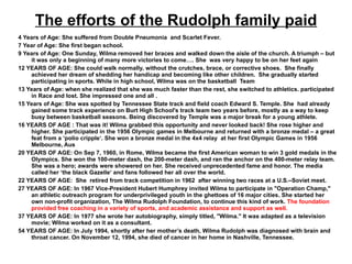 Olympic wonder Wilma Rudolph | PPT