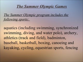 Olympic Games | PPT