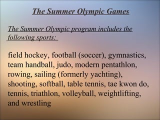 Olympic Games | PPT