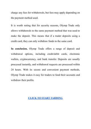 OLYMP TRADE | PDF