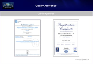 Olympus Global -Multiple Products One Source | PDF