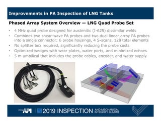 Advances in Phased Array Inspection of API 620 LNG Tanks | PDF