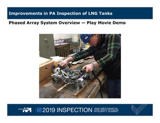 Advances in Phased Array Inspection of API 620 LNG Tanks | PDF
