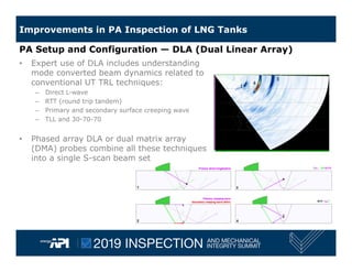 Advances in Phased Array Inspection of API 620 LNG Tanks | PDF