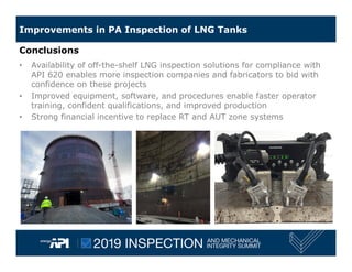 Advances in Phased Array Inspection of API 620 LNG Tanks | PDF