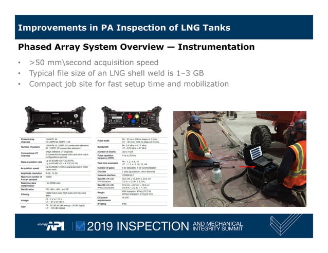 Advances in Phased Array Inspection of API 620 LNG Tanks | PDF