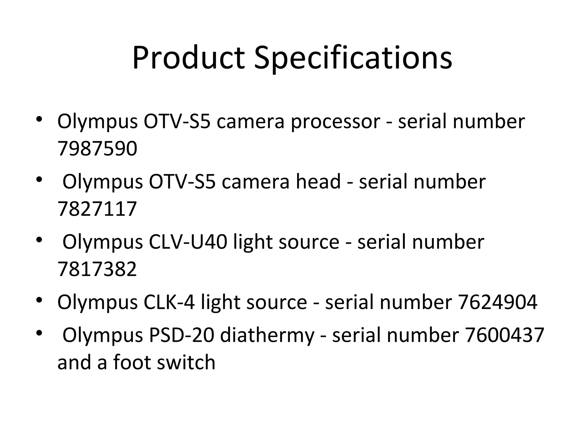 Olympus stack system | PPT