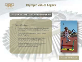OLYMPIC VALUES LEGACY PROGRAM | PPTX