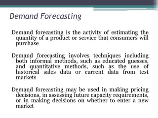 Retail Forecasting | PPTX