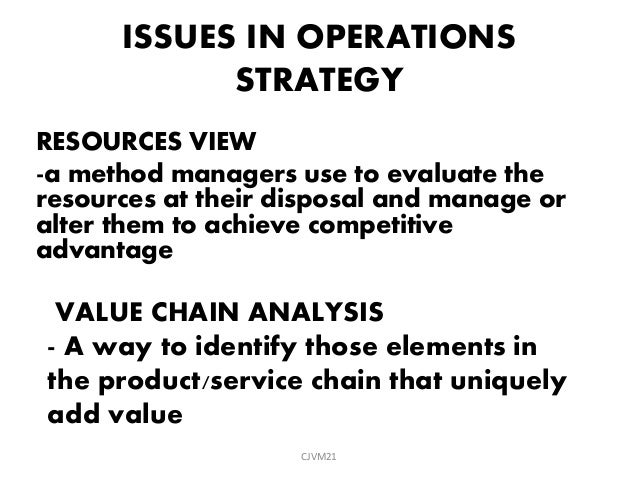 operation management chapter 2