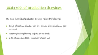 Prodution Drawing | PPTX