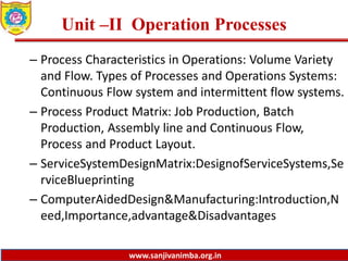 Operation Process | PPTX
