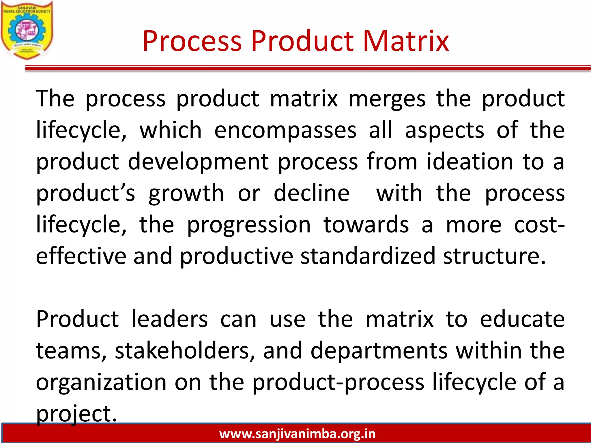 Process Product Matrix | PPTX