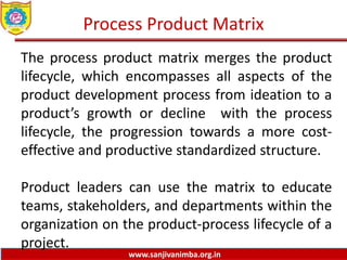 Process Product Matrix | PPTX