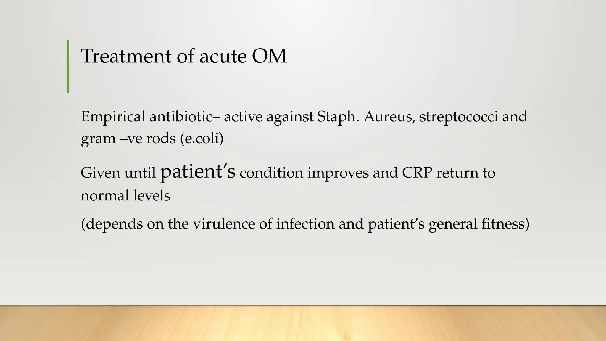 Osteomyelitis slide presentation for ortho | PPTX