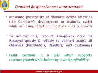 Demand Responsivness | PPTX | Logistics | Business
