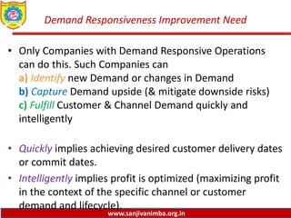 Demand Responsivness | PPTX | Logistics | Business