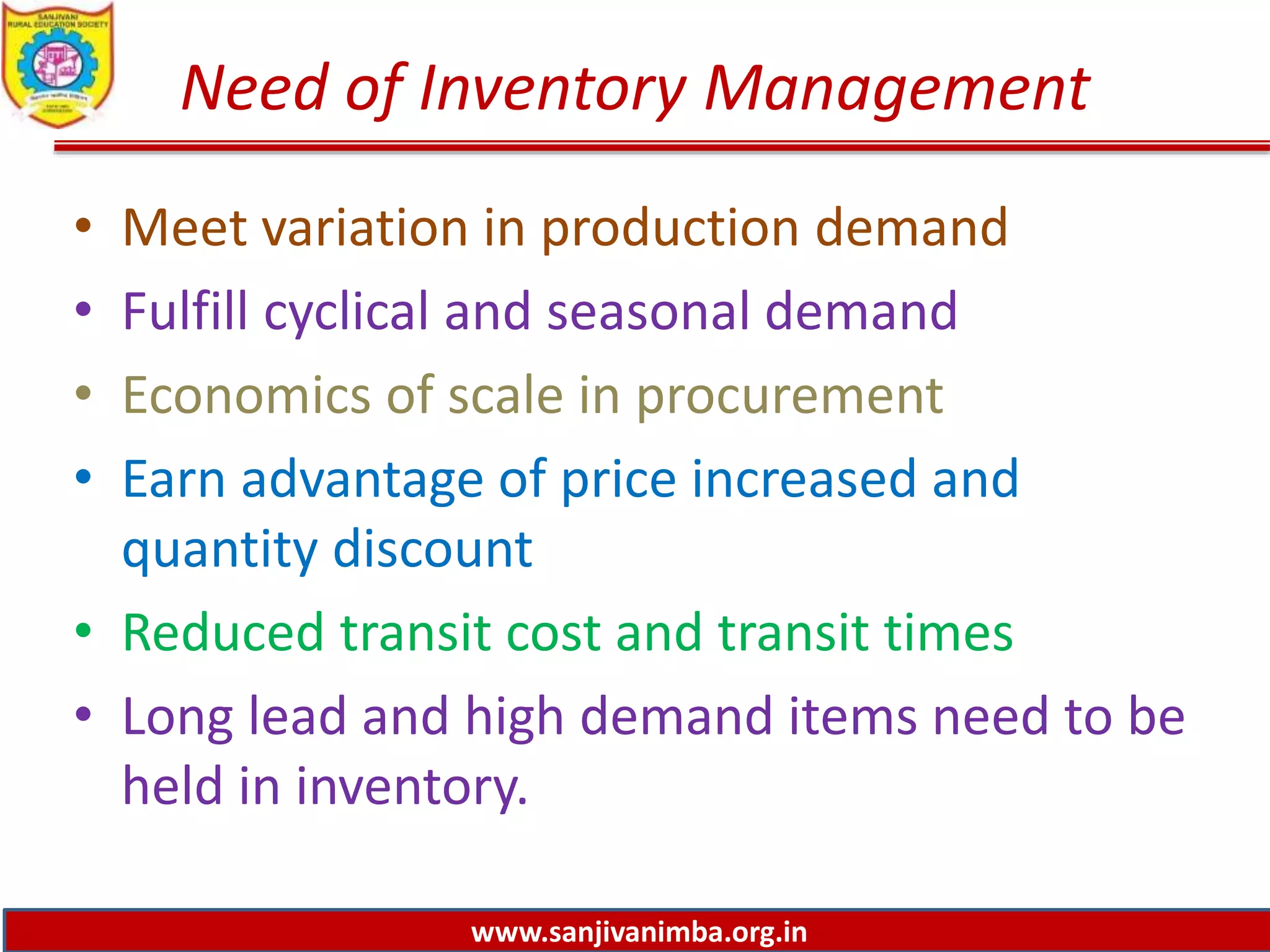 Inventory Management | PPTX