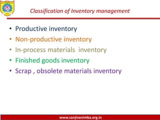 Inventory Management | PPTX