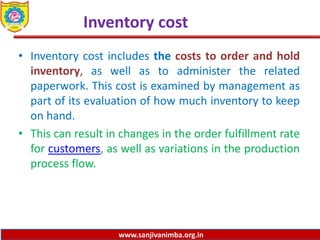 inventory cost | PPTX