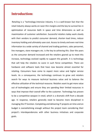 impact of technology on Indian Retail Stores | PDF | IT and Internet ...