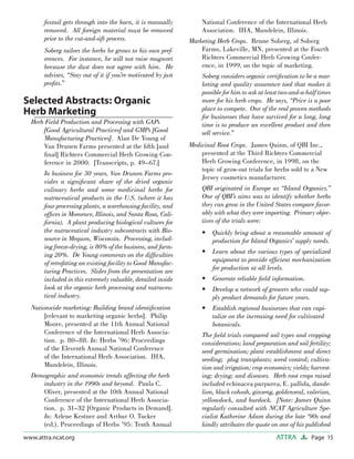 Herb Production in Organic Systems | PDF