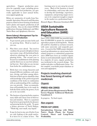 Herb Production in Organic Systems | PDF