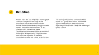 QUALITY CONTROL AND QUALITY MEASURE | PDF