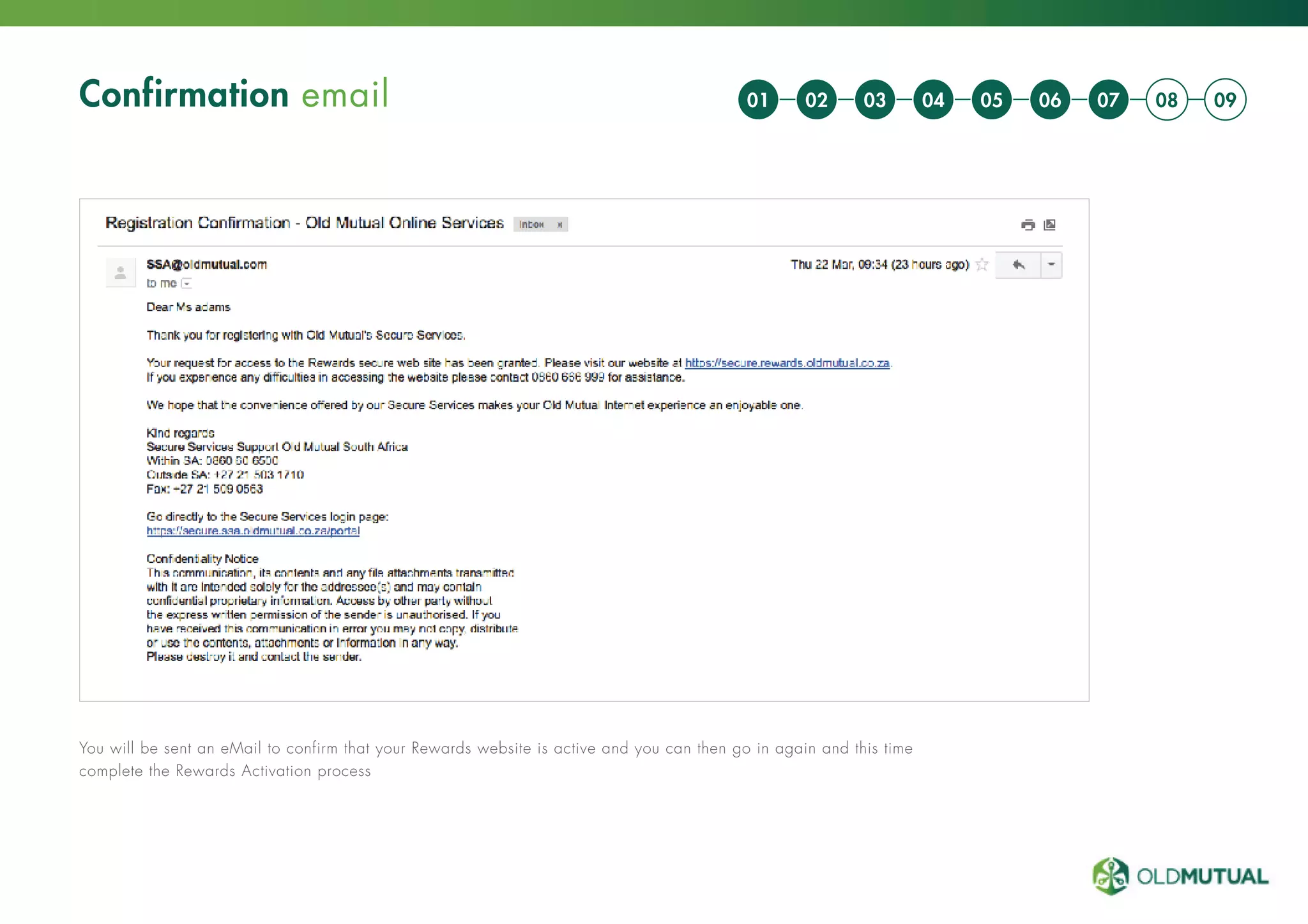 Old Mutual Rewards: Registration process updated | PDF