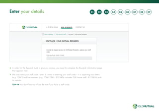 Old Mutual Rewards: Registration process updated | PDF