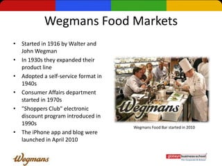 Wegmans Food Markets (Operations Management) | PPTX
